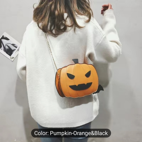 Unk | Bags | Orange Pumpkin Purse Halloween Time | Poshmark
